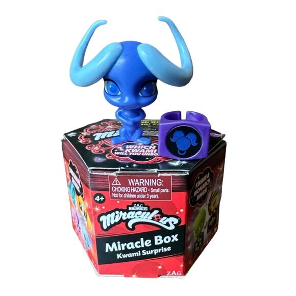 Toys | Miraculous Miracle Box Kwami Surprise Stomp Bull With Matching ...